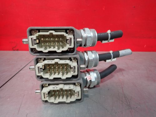 Used 3 Harting 10200100000 Male Connectors 10 Pin | HGR Industrial... Used 3 Harting 10200100000 Male Connectors 10 Pin | HGR Industrial...